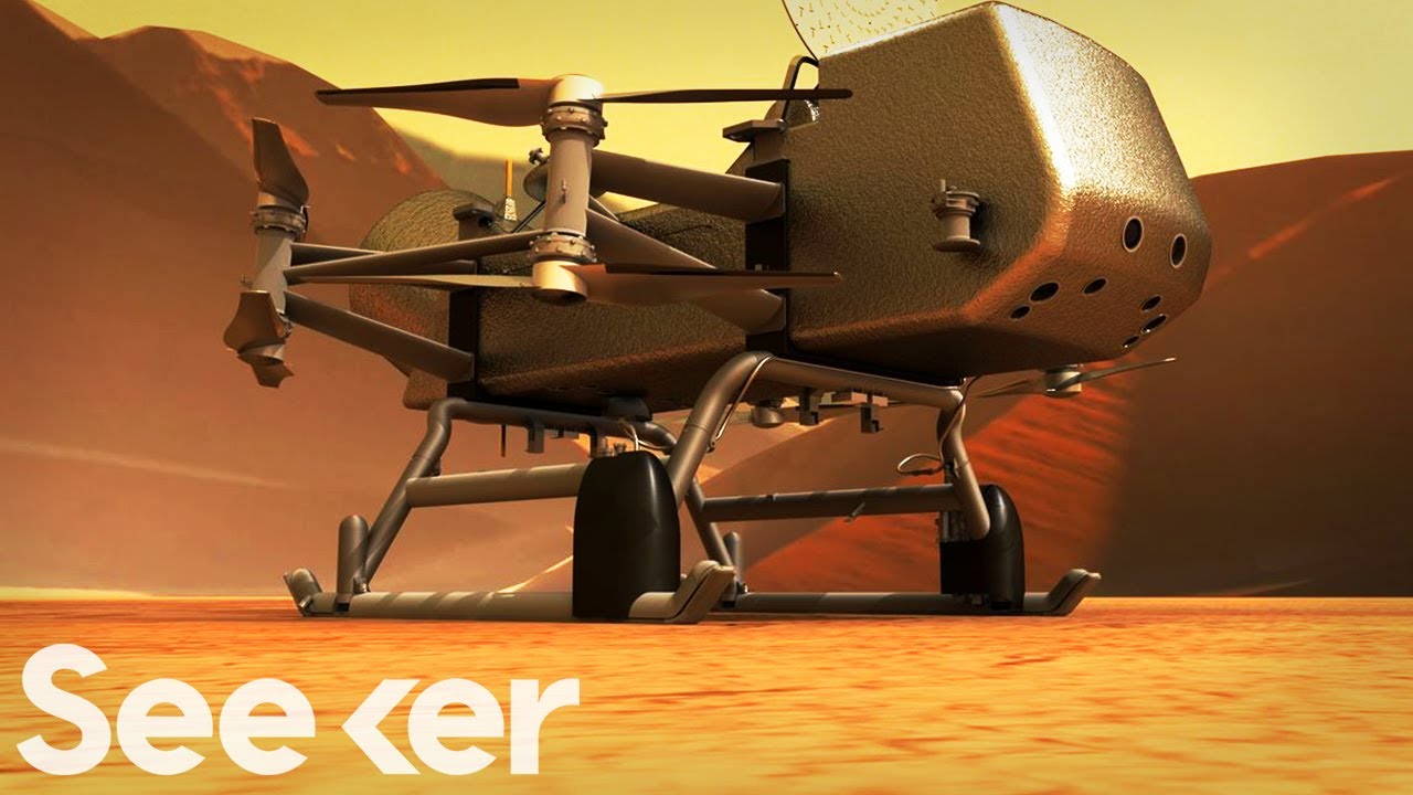 NASA’s Nuclear Drone Will Search for Life on Titan - YouTube