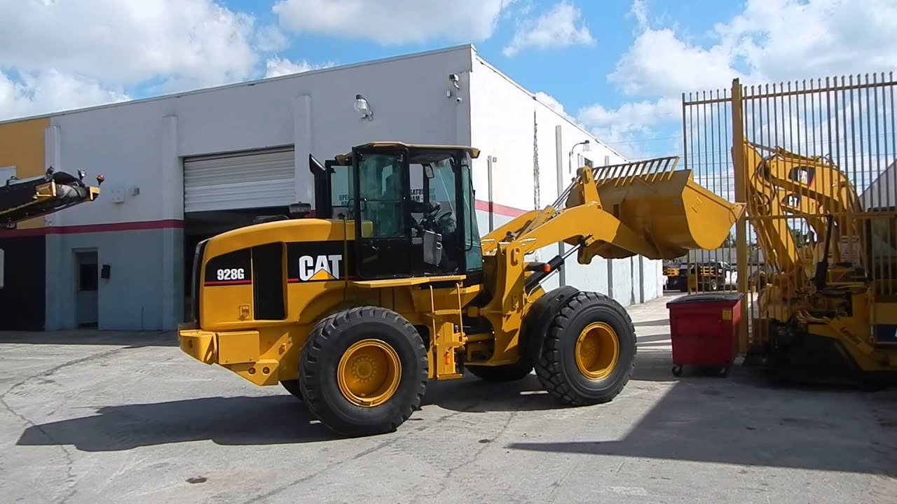2007 CATERPILLAR 928G - YouTube