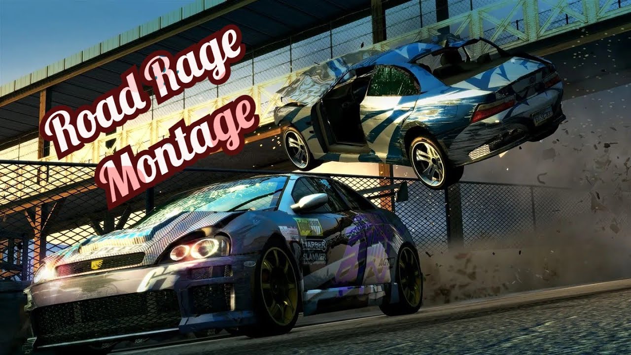 Road Rage Montage || First Time Ever Racing Game Montage || Burnout ...