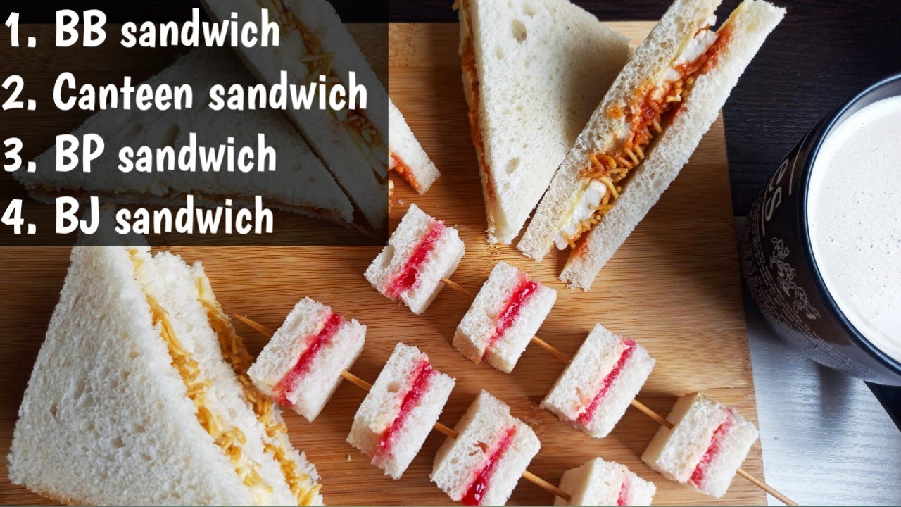 Easy quick sandwich recipes / Non flame cooking, Sandwich in 5 minutes ...