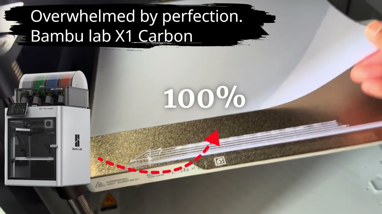Bambu Lab X1C : First Layer Quality - YouTube