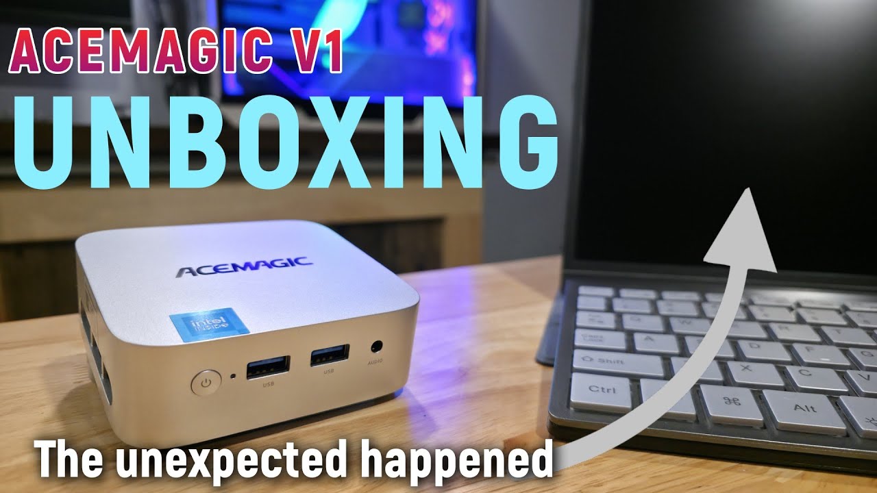 Ace Magic V1 mini PC unboxing and testing - YouTube