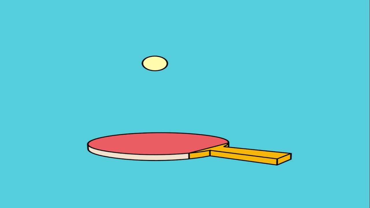 Table Tennis Ball & Racket Animation | EK Creations - YouTube