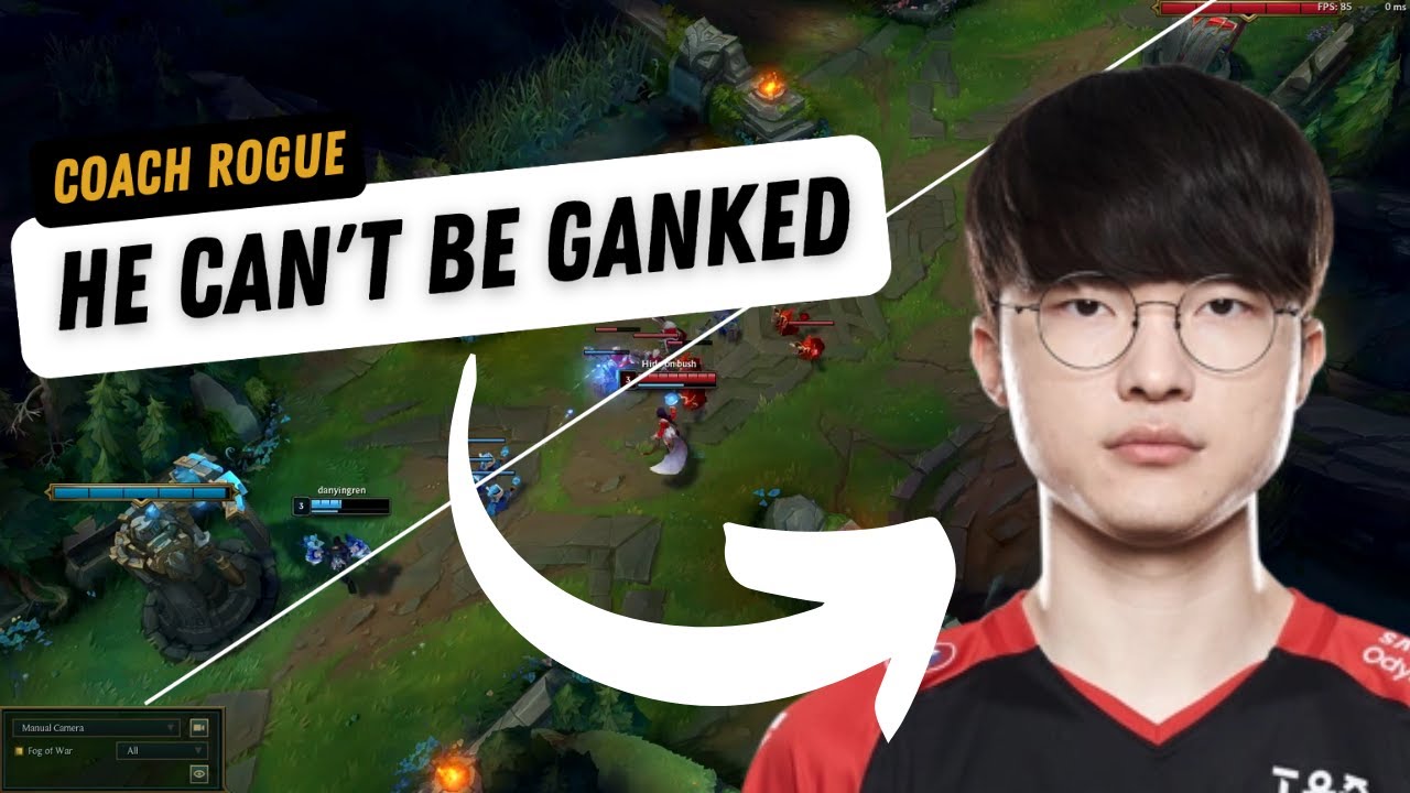 How does FAKER avoid EVERY gank ? - Play like a pro - YouTube