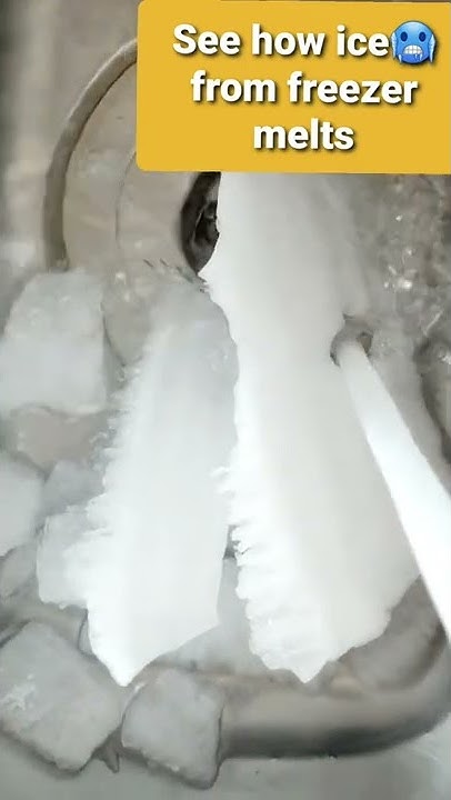 Pt 2🥶HOW TO DEFROST a FREEZER frost defrost freezer scraping quickly fast without unplugging ...