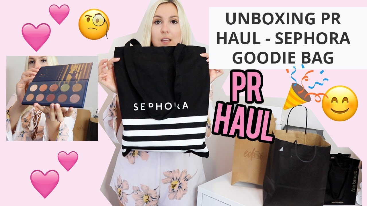 Unboxing Haul - Sephora Goodie Bag VIP Launch Auckland New Zealand ...