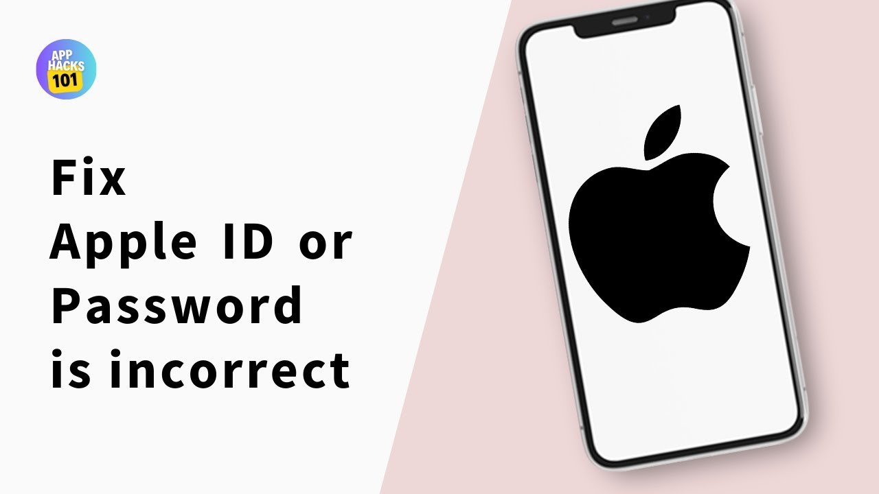 How to Fix Apple ID or Password is incorrect Error in App Store - YouTube