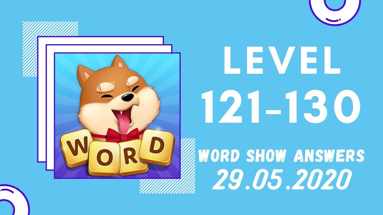 Word Show Answers Level 121-130 - YouTube