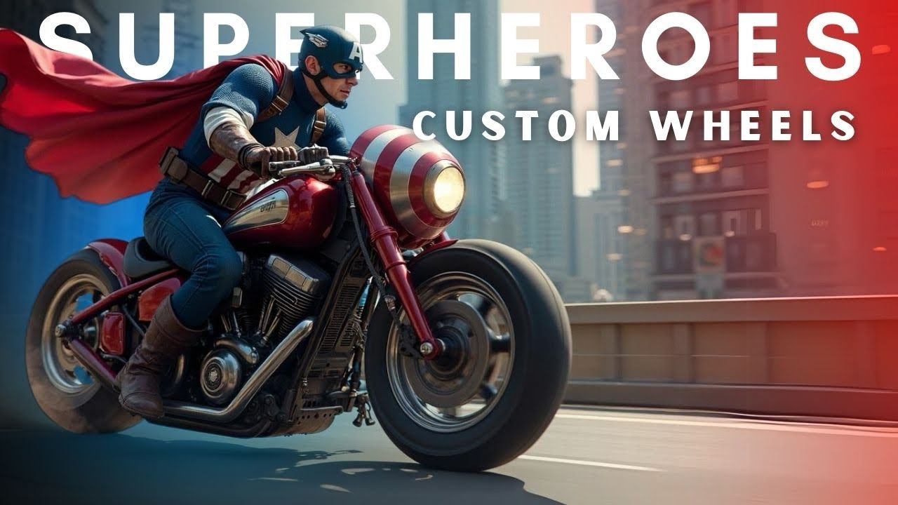 Superheroes and their custom wheels | Marvel & DC heroes #marvel #dc ...