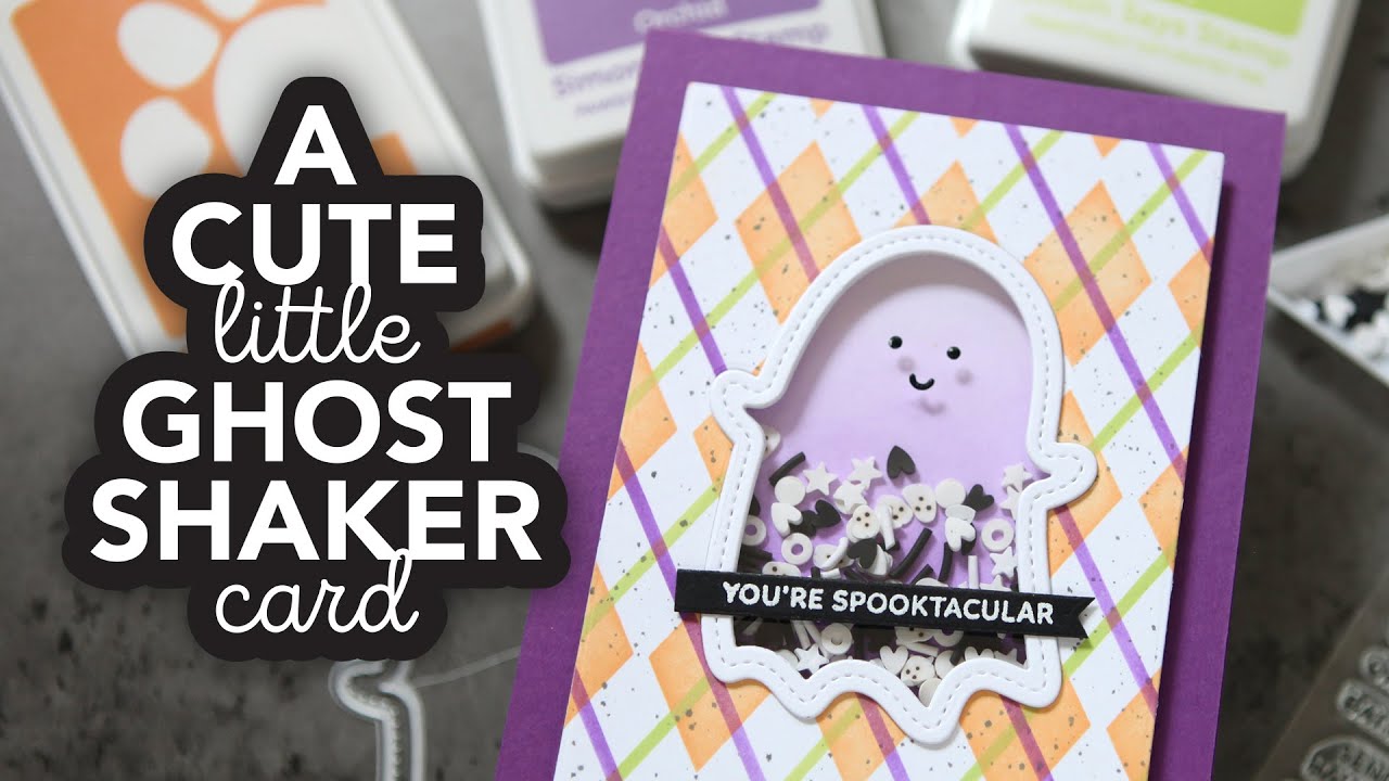The cutest Halloween shaker card ever? - YouTube
