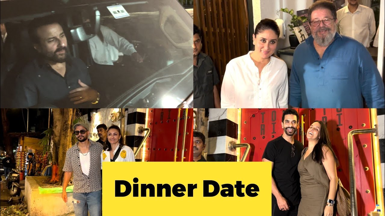 Kareena Kapoor-Saif Ali Khan, Karisma, Kunal Kemmu-Soha Ali Khan, Neha-Angad on a Dinner Date ...
