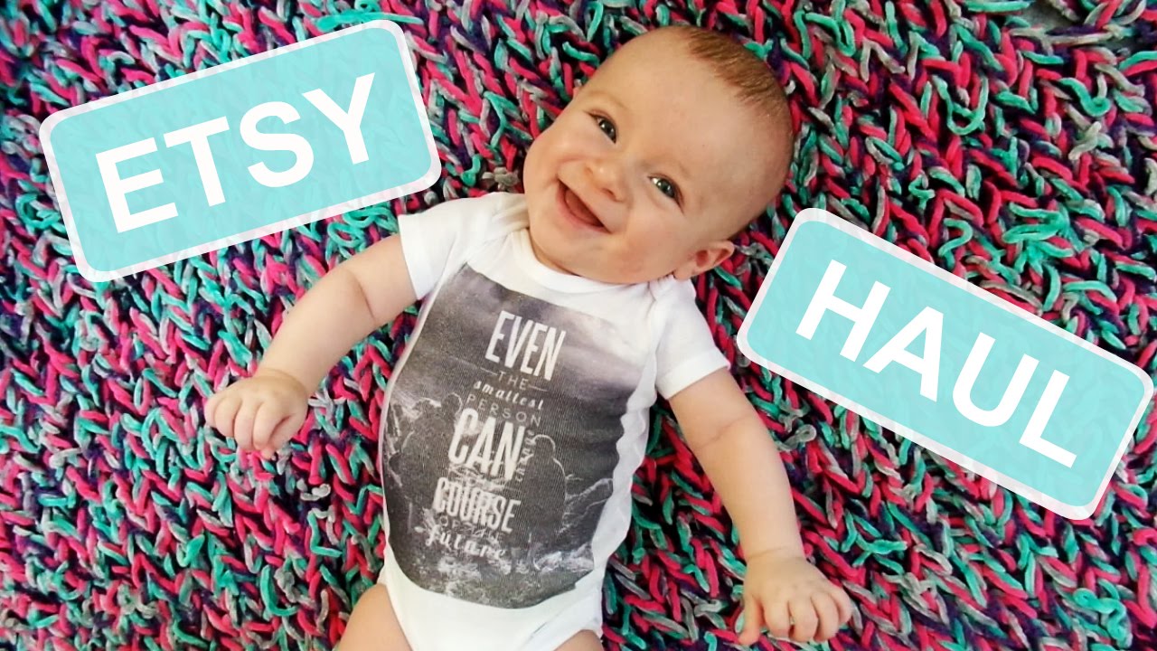 BABY TRY ON HAUL - ETSY EDITION! - YouTube
