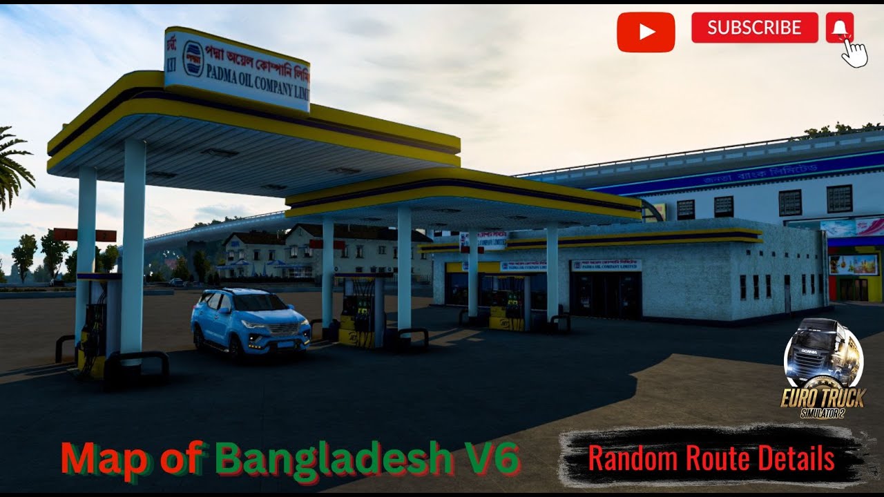New Updated Routes of Map of Bangladesh V6 ( Random Route) - YouTube