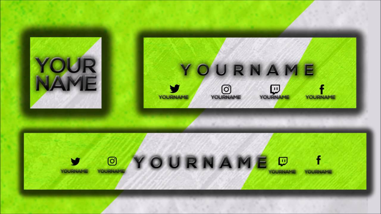 FREE GFX - Free Revamp Template (Channel Art, Logo, and Twitter Header ...