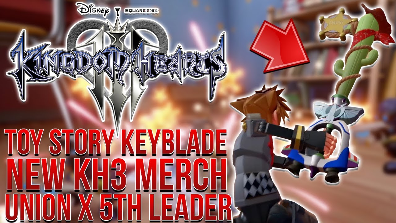 Kingdom Hearts 3 Toy Story Keyblade, NEW KH3 Merch, Union X 5th Leader ...
