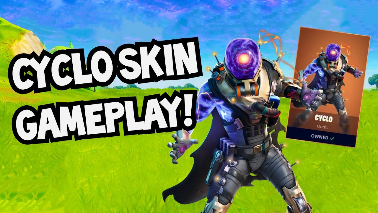 New Cyclo Skin gameplay in Fortnite! - YouTube