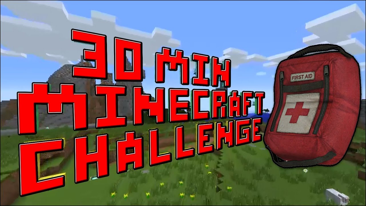 30 Minute Minecraft Challenge - Left 4 Dead MedKit - YouTube