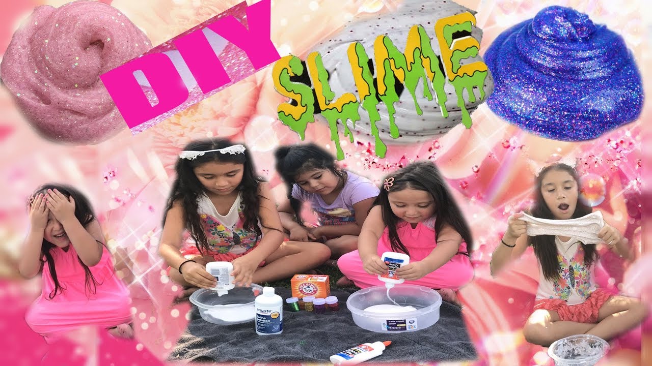 DIY SLIME "I GOT ALL MESSY" ! - YouTube