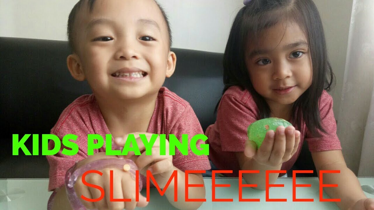 Kids Playing Slime | Slime | - YouTube