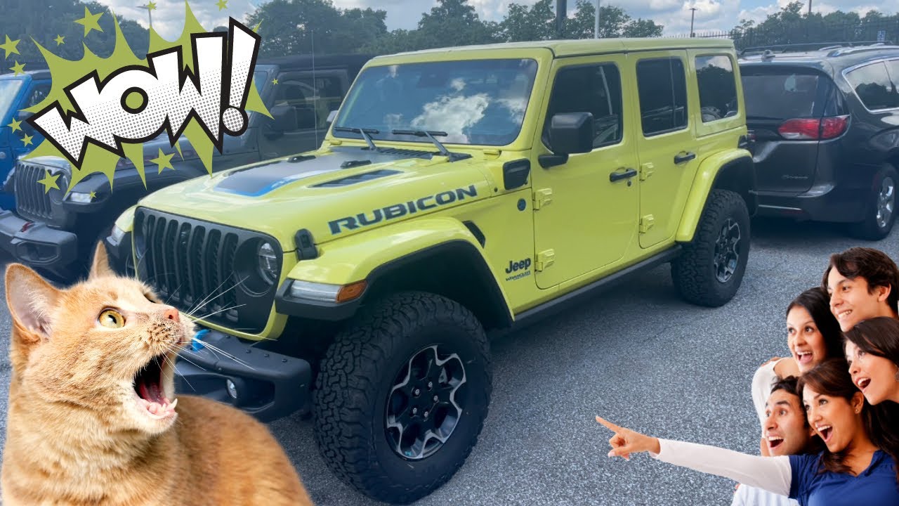 Jeep Wrangler Rubicon 4XE in High Velocity Color / Electric Green ...