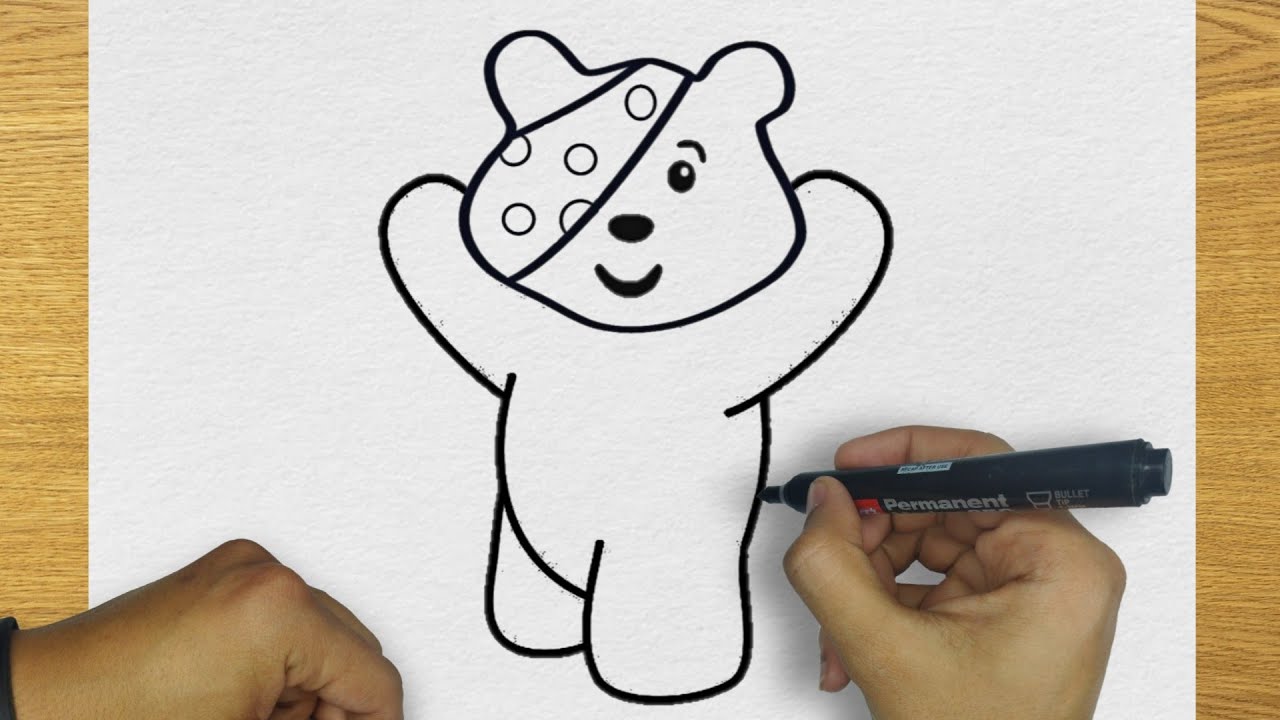 HOW TO DRAW PUDSEY BEAR STEP BY STEP DRAWING PUDSEY BEAR EASY YouTube how-to-draw-pudsey-bear-step-by-step-drawing-pudsey-bear-easy-youtube