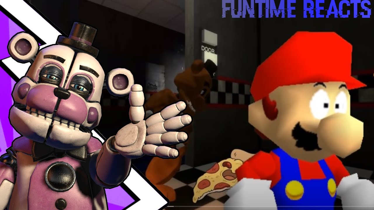FUNTIME FREDDY REACTS TO R64: Freddy's spaghettiria - YouTube