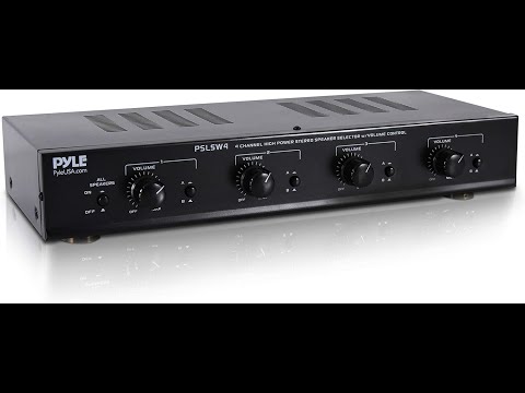 Pyle 4-Zone Speaker Selector Review - Pros & Cons - Pyle speaker selector