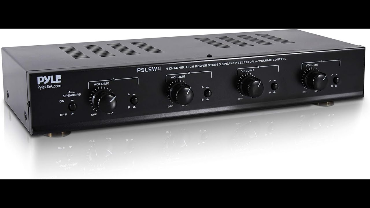 Pyle 4-Zone Speaker Selector Review - Pros & Cons - Pyle speaker ...