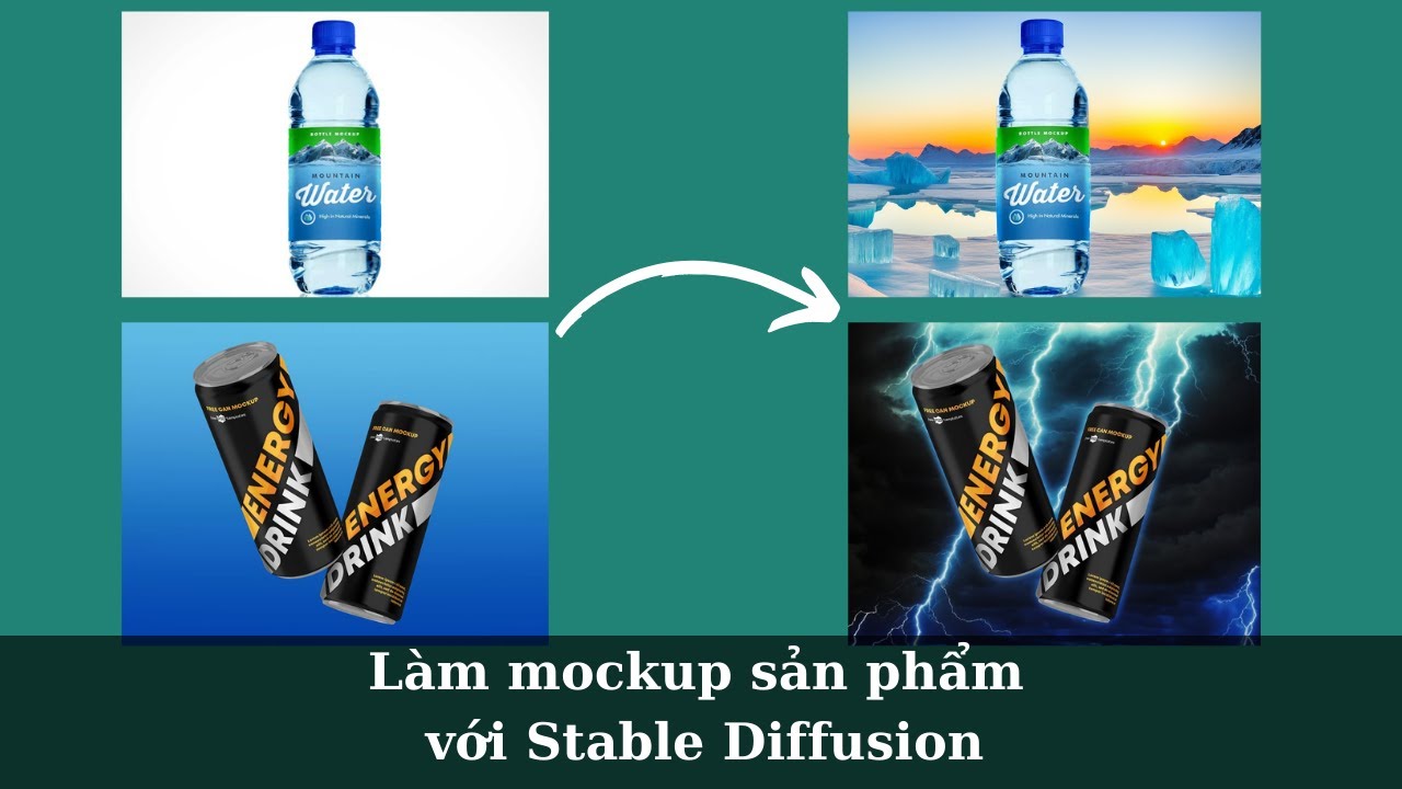 Ứng dụng AI Stable Diffusion để làm mockup sản phẩm bất kỳ - YouTube