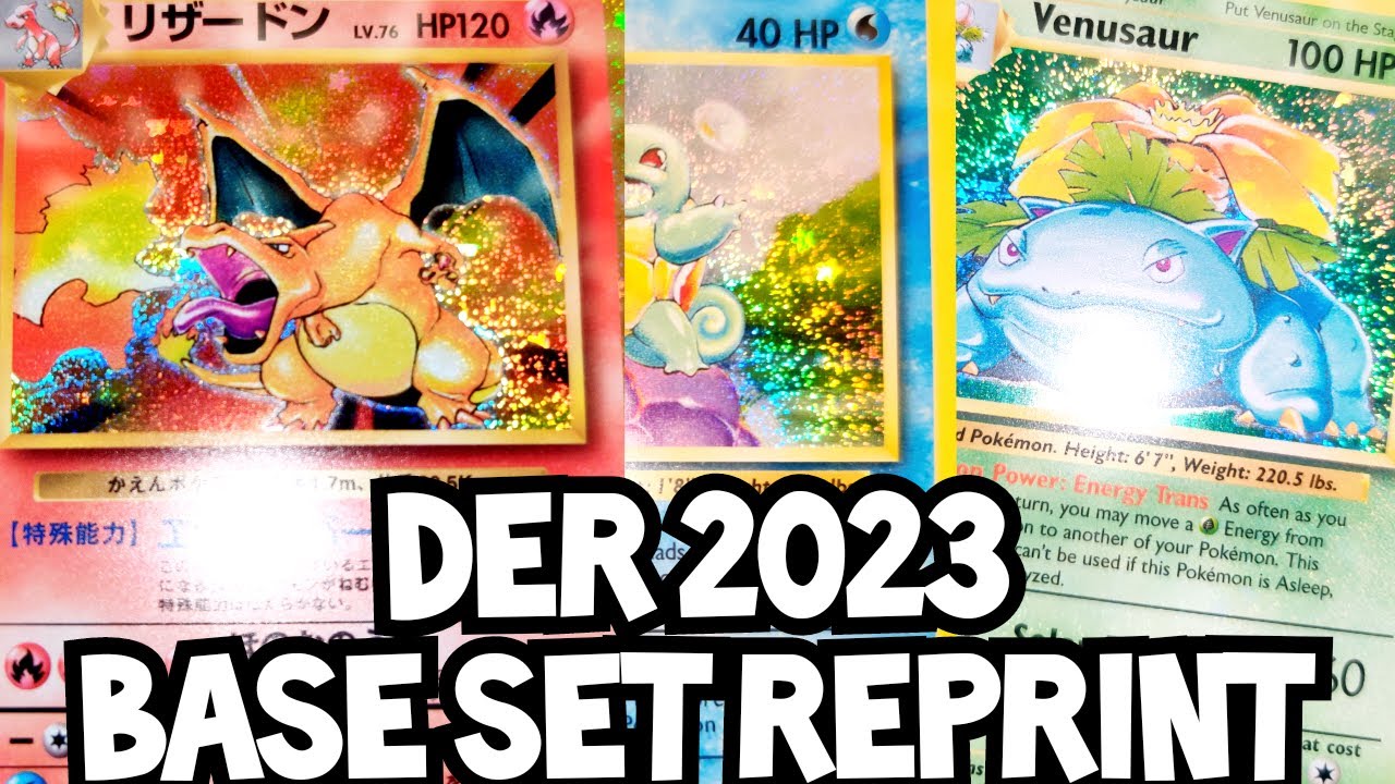 Wie gut ist der Base Set REPRINT 2023 - YouTube