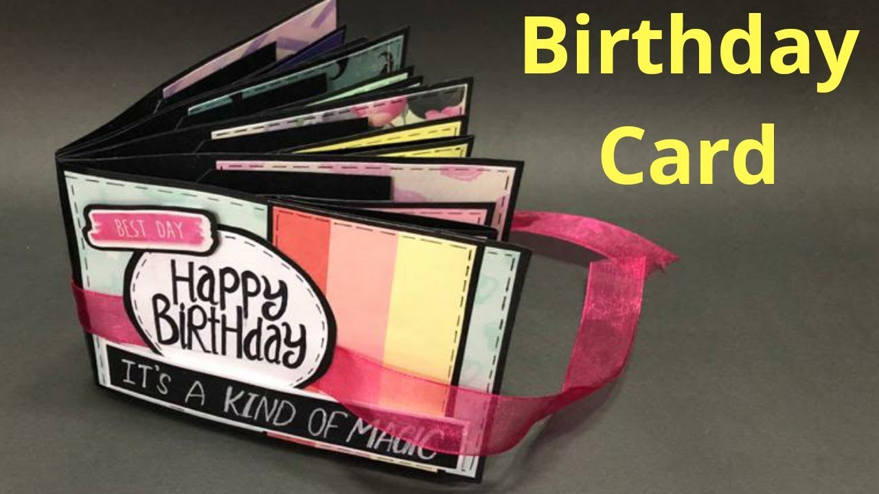 How To Make Handmade Birthday Card | DIY Birthday Greeting Card Ideas ...