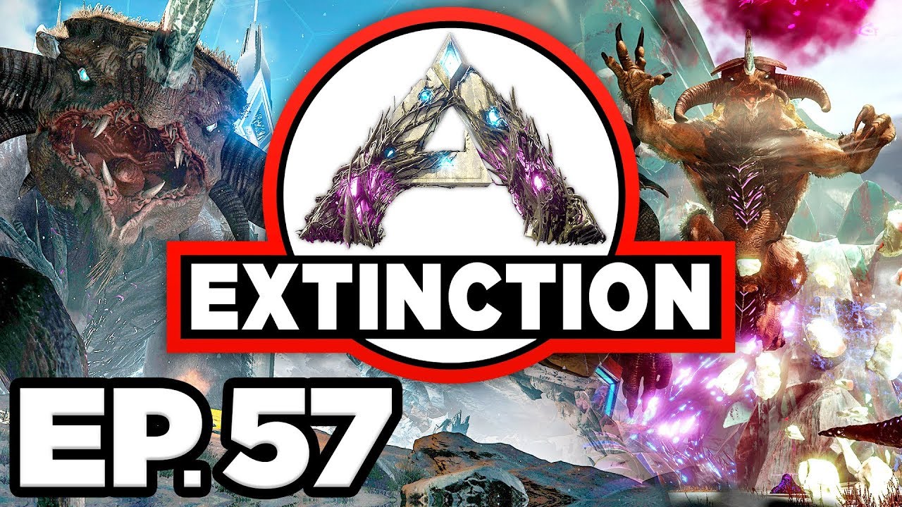 ARK: Extinction Ep.57 - PURPLE SUPPLY DROP, TEK FORCEFIELD / SHIELD ...