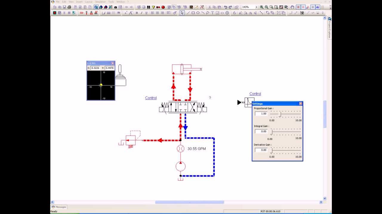 Close loop PID - Proportional Hydraulics, Automation Studio ...