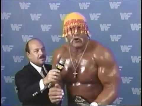 Hulk Hogan Oakland Promo 1987 - YouTube