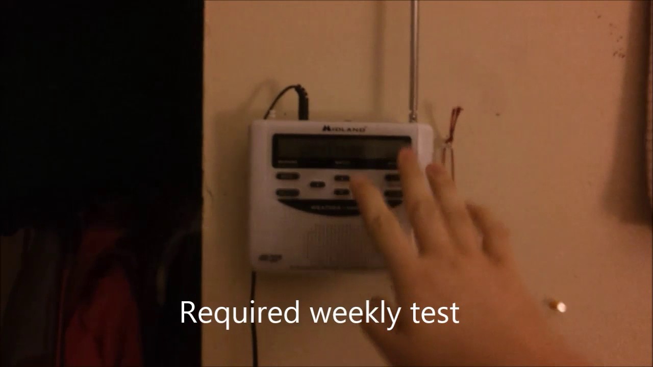 Required weekly test at 3-20-17 - YouTube