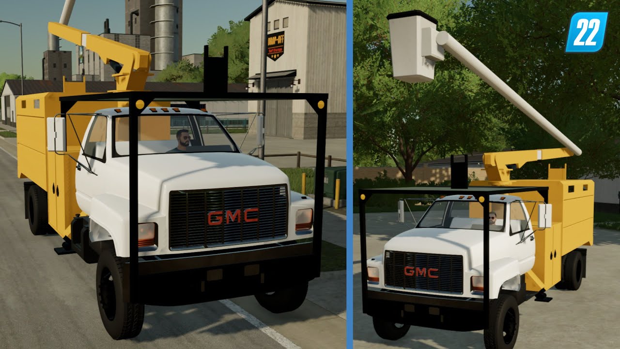 FS22 - GMC C7500 1997 Chip Truck Mod for Farming Simulator 2022 - YouTube