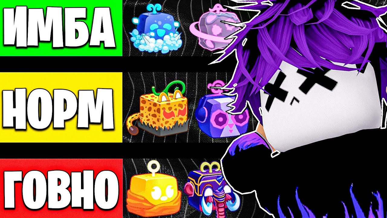 ТИР ЛИСТ ФРУКТОВ В Blox Fruits ДЛЯ ПВП Update 21 Youtube