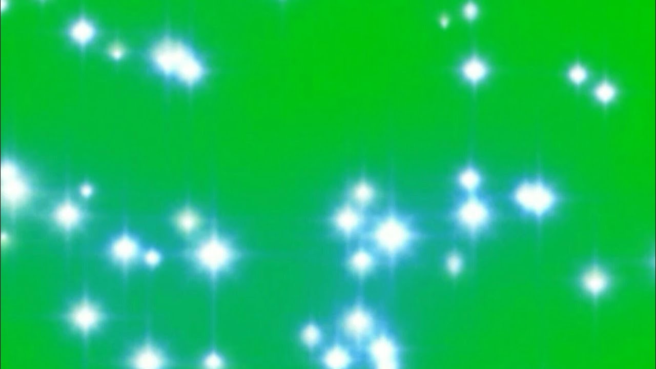 Green screen Shining stars. Green screen stars. Green screen space ...