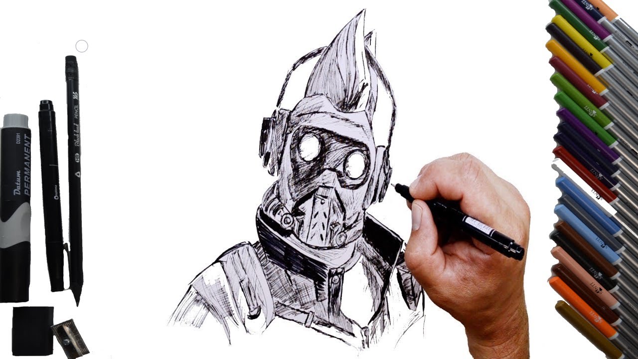 How to draw Star-Lord - Guardians of the Galaxy - YouTube