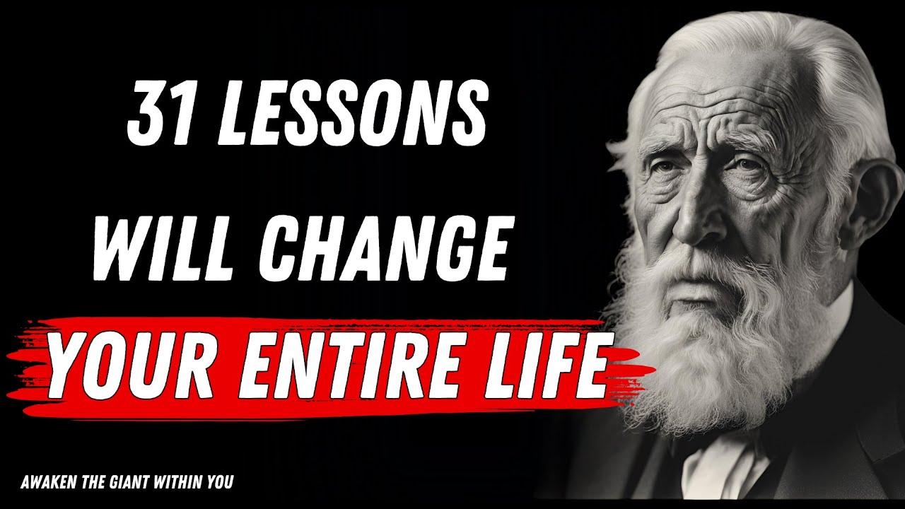 Amazing 31 Lessons that will change your entire life - YouTube