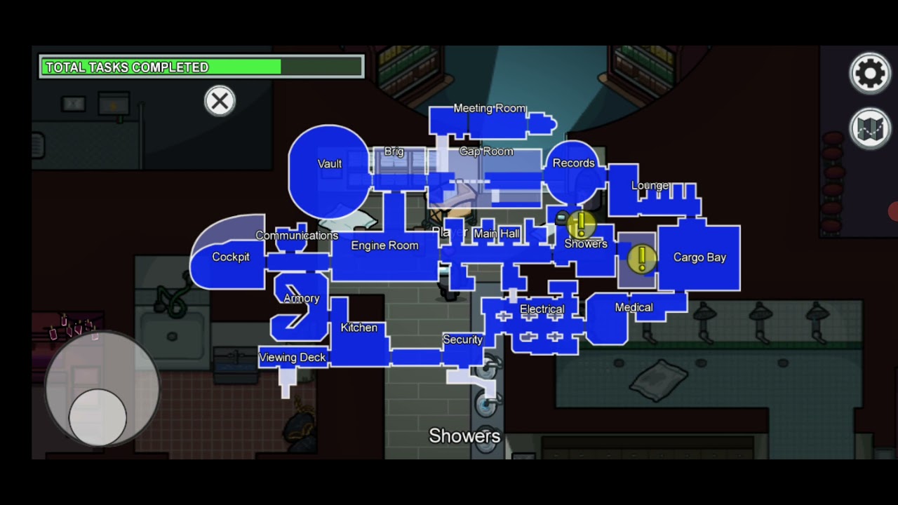 Among Us The Airship Görevleri #Showers #Vault #Ventilation #Viewing ...