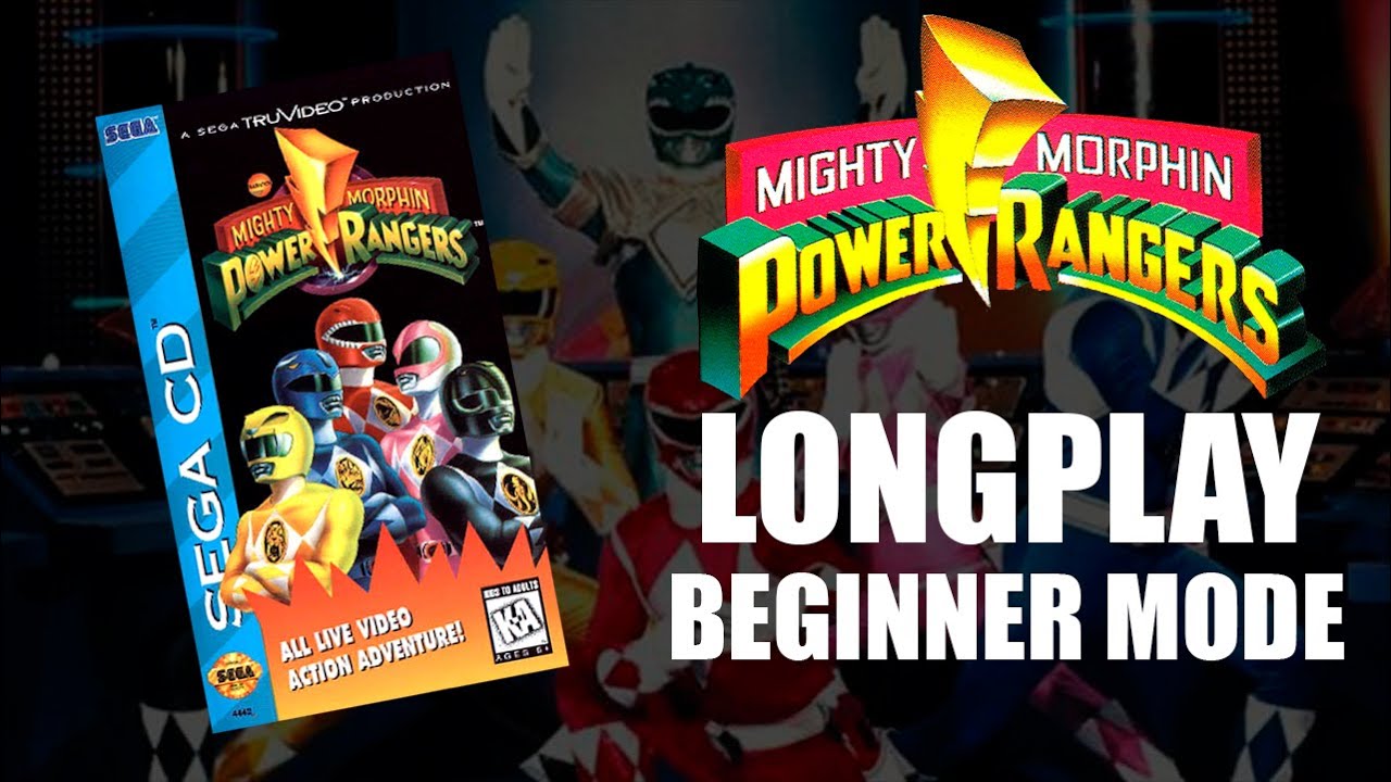 Power Rangers - Sega CD - Longplay - Beginner Mode - YouTube