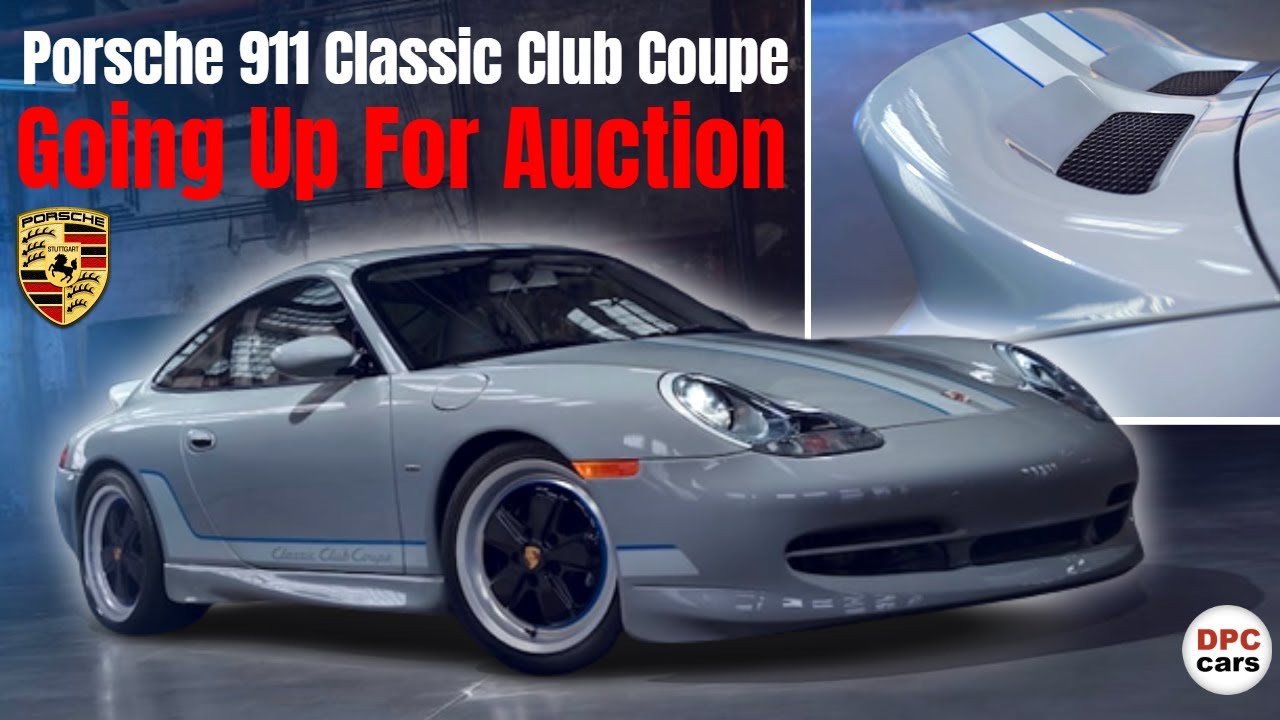 Porsche 911 996 Classic Club Coupe Restomod Is Going Up For Auction ...