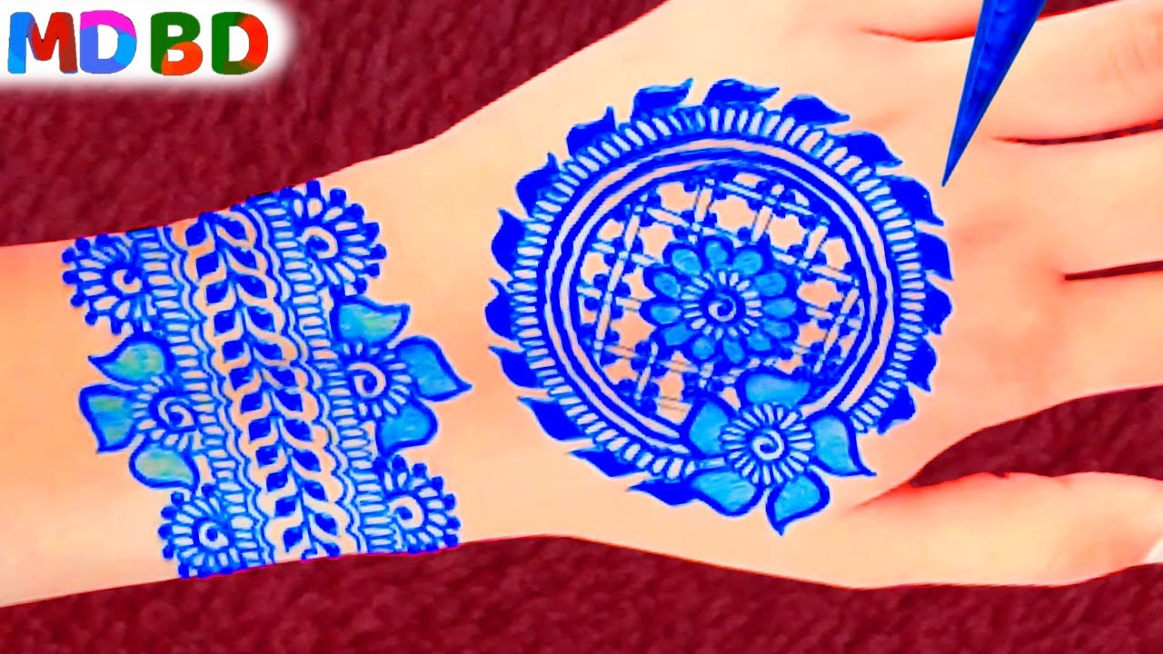 Simple Mahadir Dijain || Mehndi Design || Mehendi Design BD - YouTube