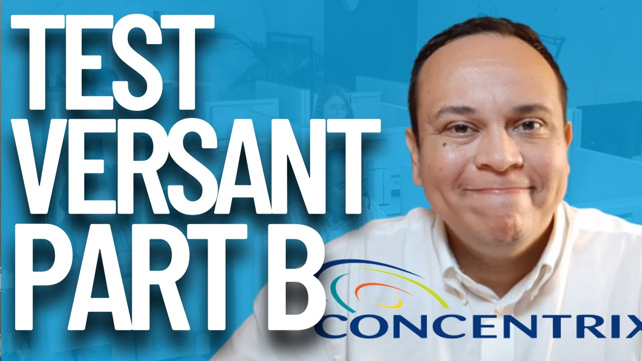 TEST VERSANT EN CONCENTRIX Las oraciones que tienes que REPETIR en el ...
