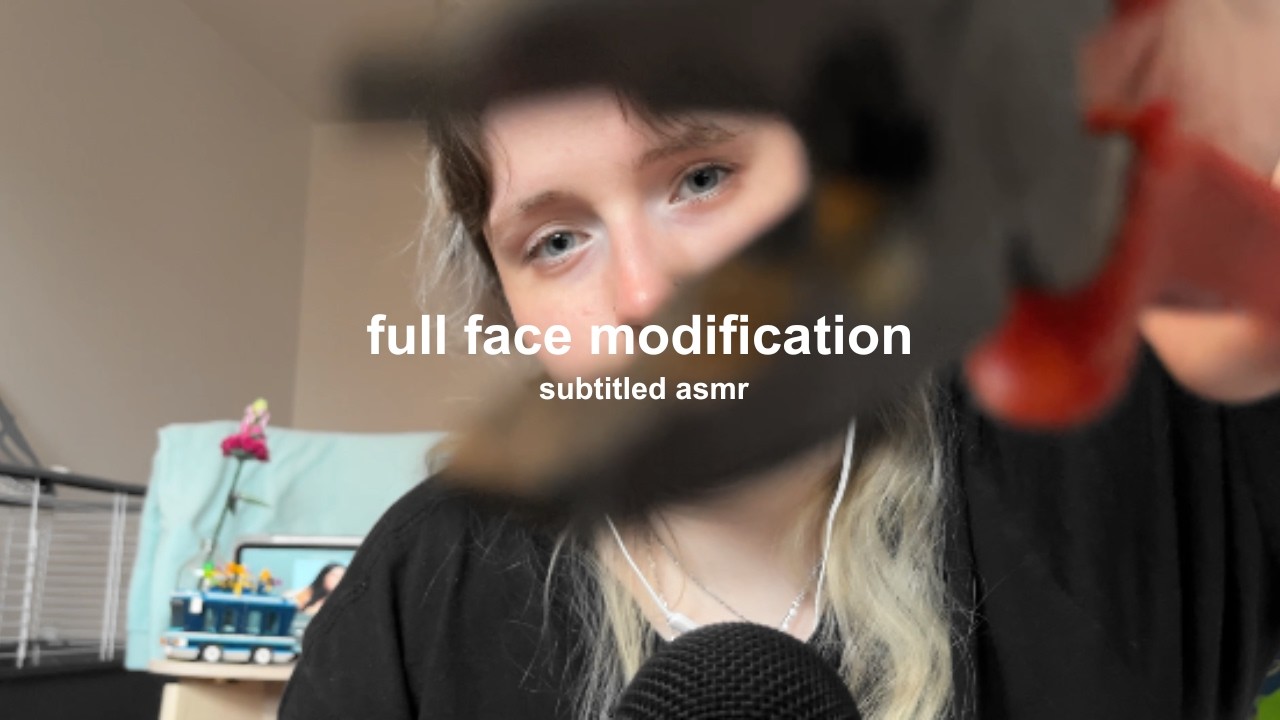 asmr! full face piercing/tattoo/modification roleplay! - YouTube