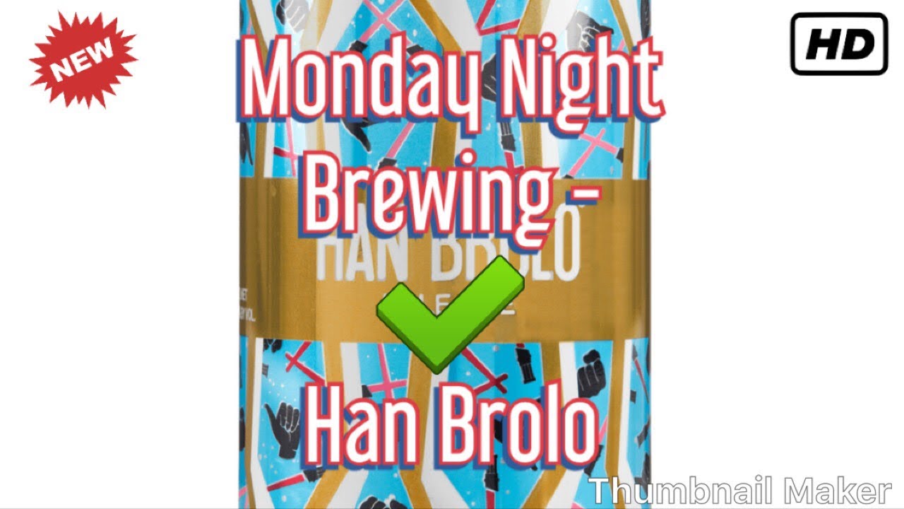 Beer Review - Monday Night Brewing “Han Brolo” Pale Ale - YouTube