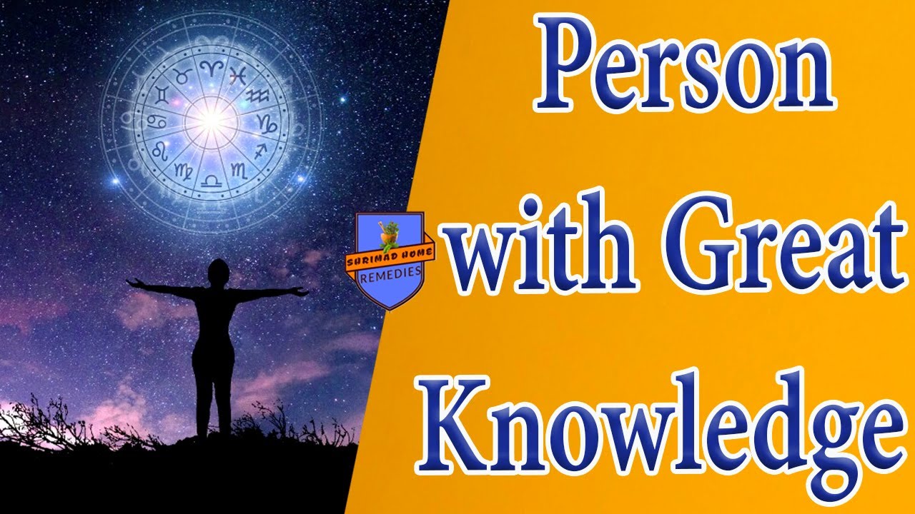 Person with Great Knowledge ll I would like to introduce people with ...