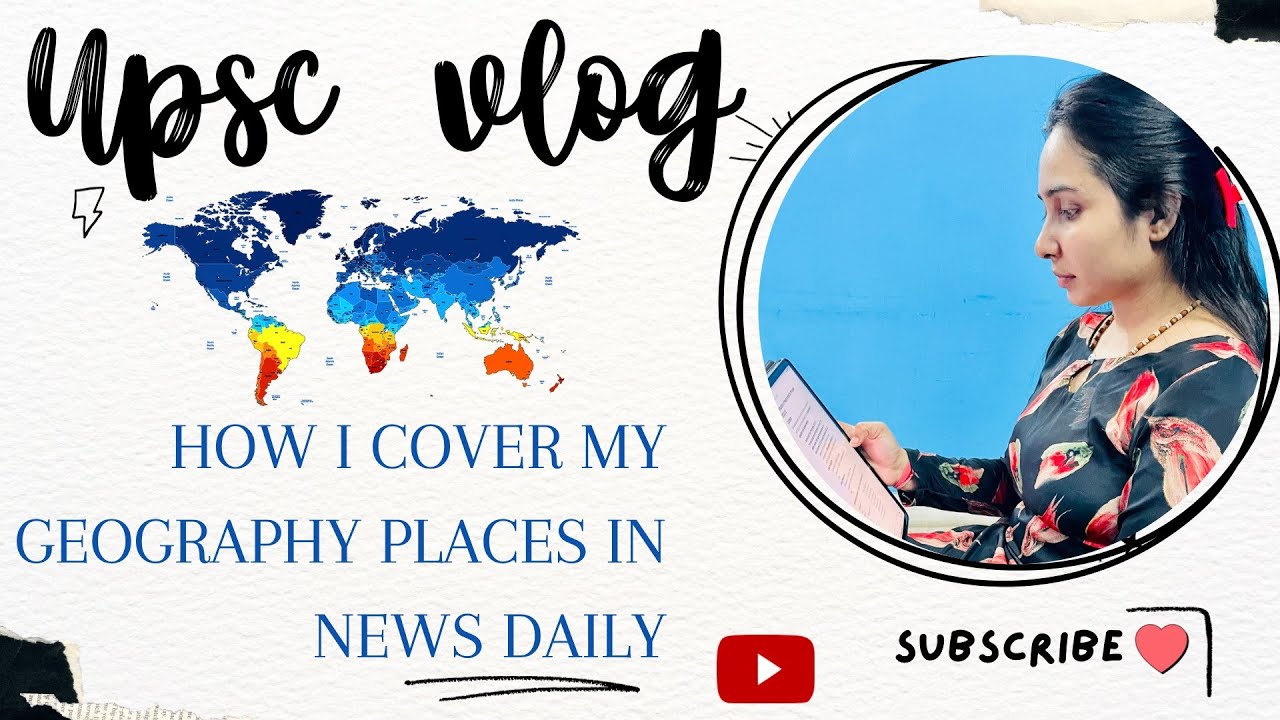 UPSC IAS Preparation in Library |How I cover my Places in News Daily| # ...