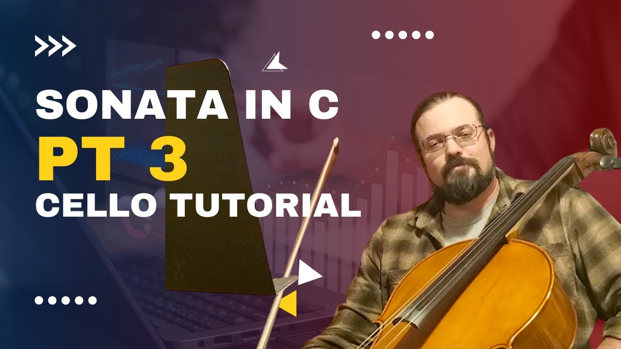 Sonata in C Jean-Baptiste Bréval PART 3 Cello Tutorial | Suzuki Cello Book 4 - YouTube